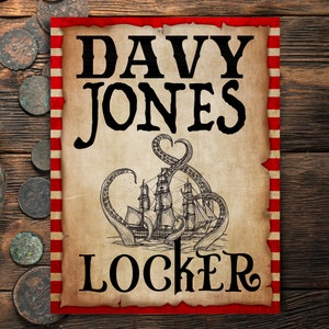 Pirate Decor, Pirate Party Signs. Printable Pirate Posters to Print at ...