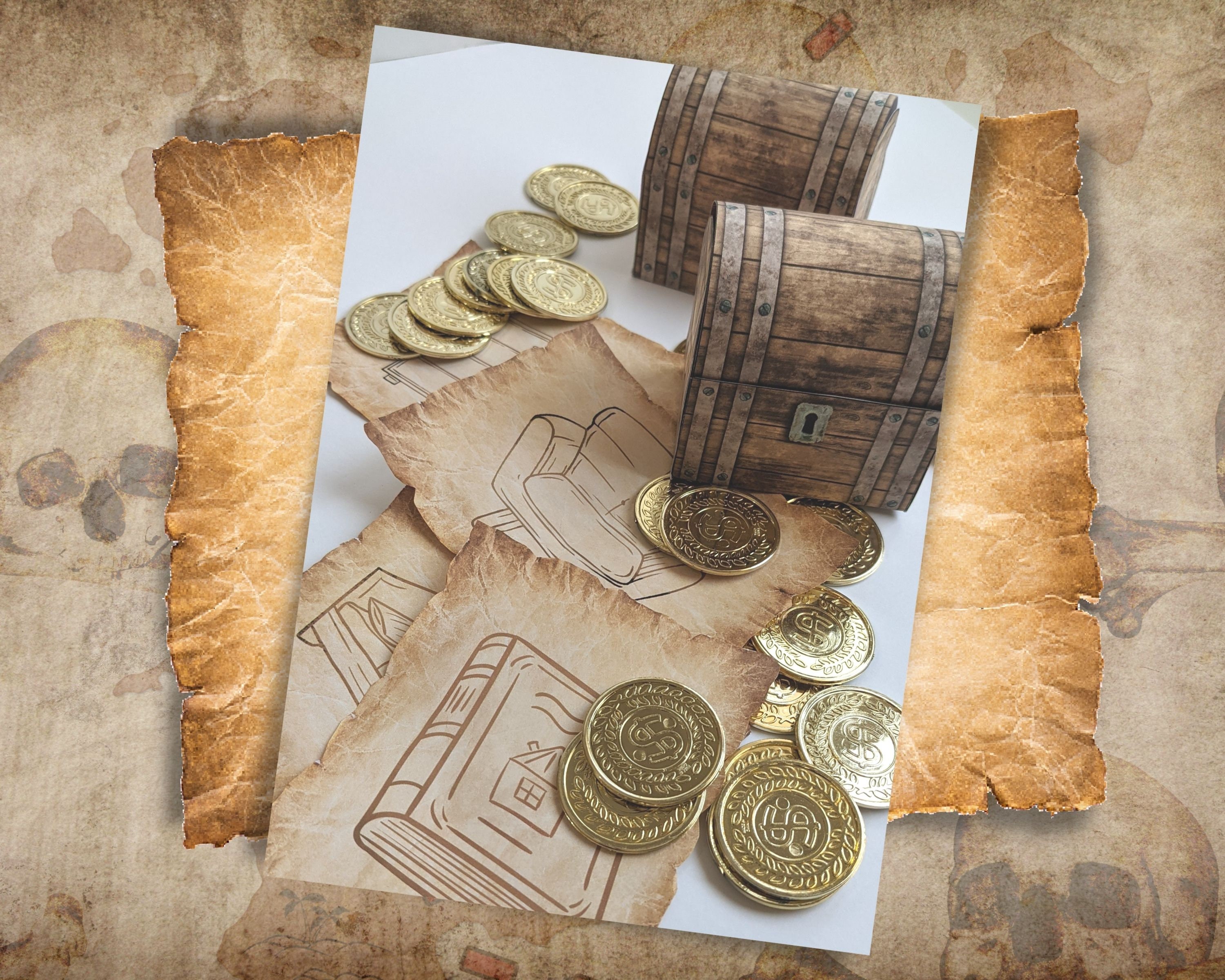 Pirate Treasure Hunt Clues. Picture Scavenger Hunt for Ages - Etsy ...