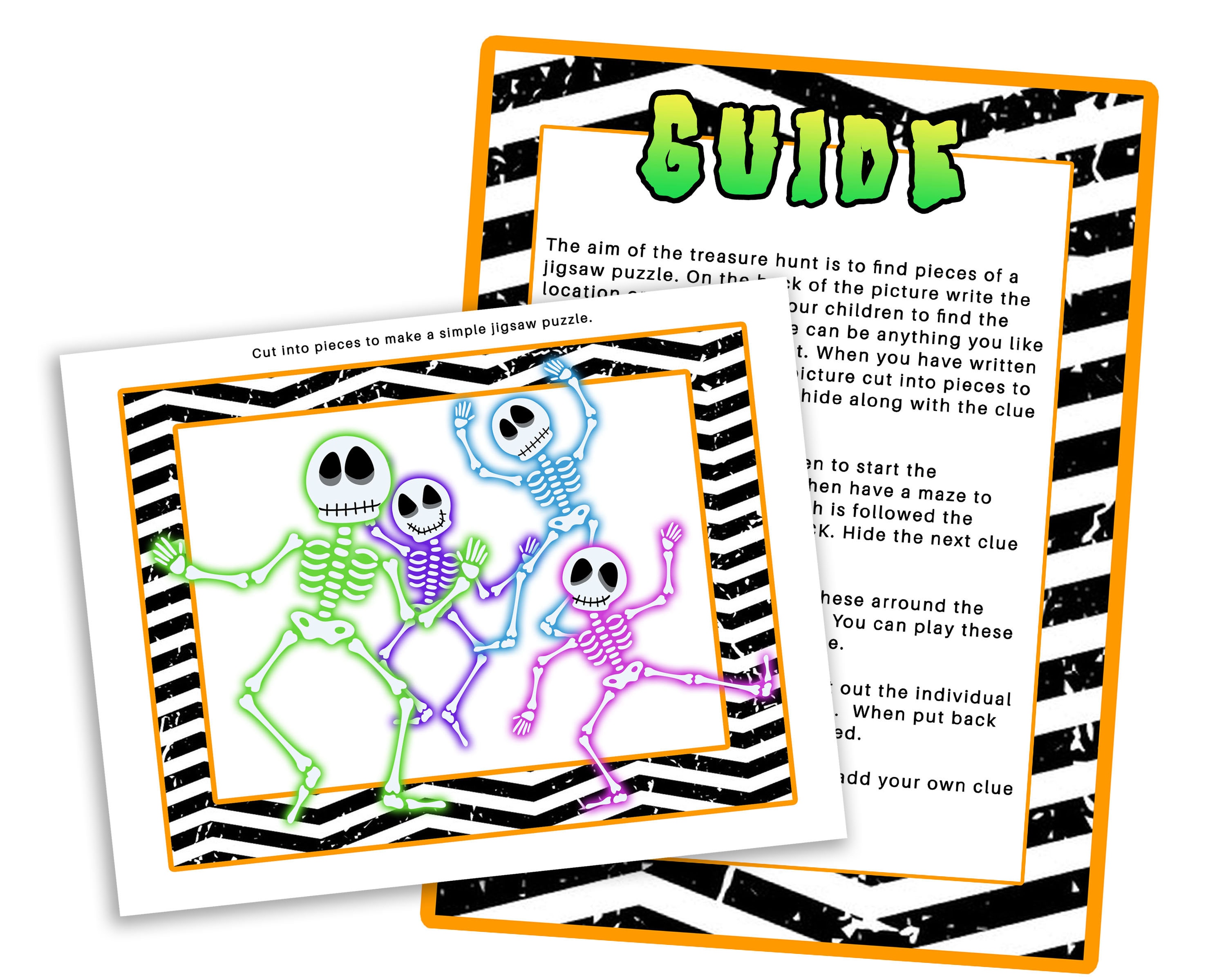 Halloween Treasure Hunt Kit. Easy Kids Treasure Hunt Great - Etsy