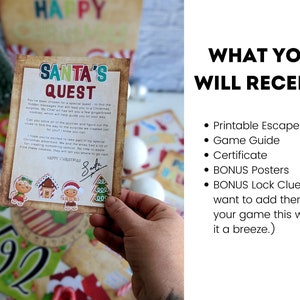 Christmas Escape Room Game. Kids Puzzle Game Includes Secret Codes ...