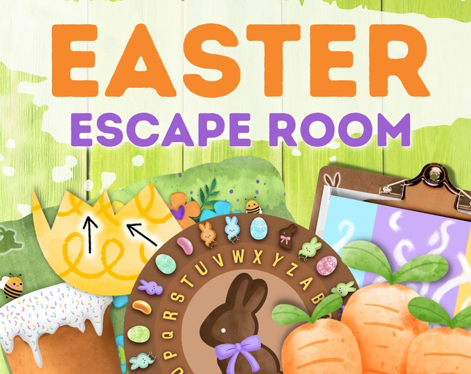 Easter Egg Escape Room Game. Printable Party Adventure Game for Kids ...