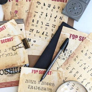 Spy Party Game, DIY Escape Room Prop. 11 Ciphers and Codes With ...
