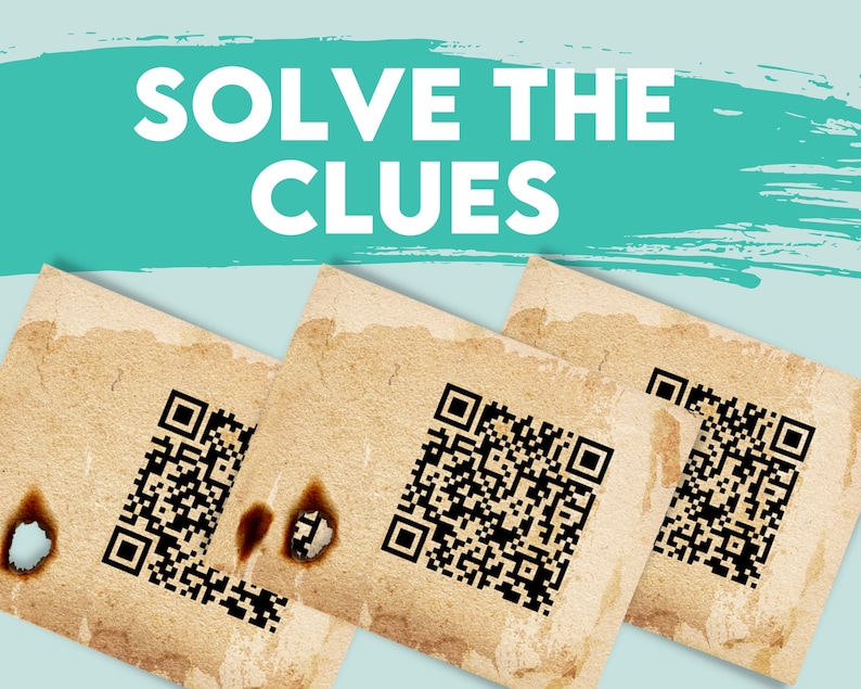 Wizard Treasure Hunt: QR Code Video Clues, Printable Party Game - Etsy