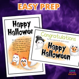 Halloween Scavenger Hunt. Ghost Hunt Kids Party Activity. Search and ...