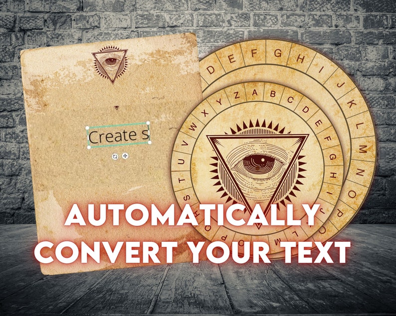 Escape Room Prop, Cypher Wheel Printable. Fun Secret Code Activity for ...