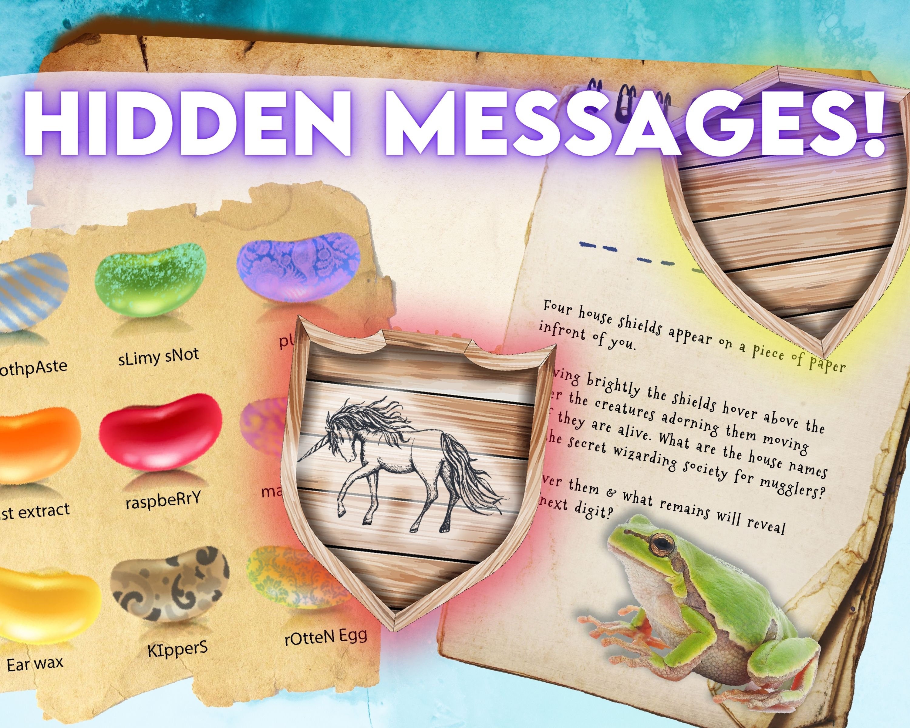 Wizard Escape Room Game. Wizard School Printable Puzzle Game. - Etsy UK