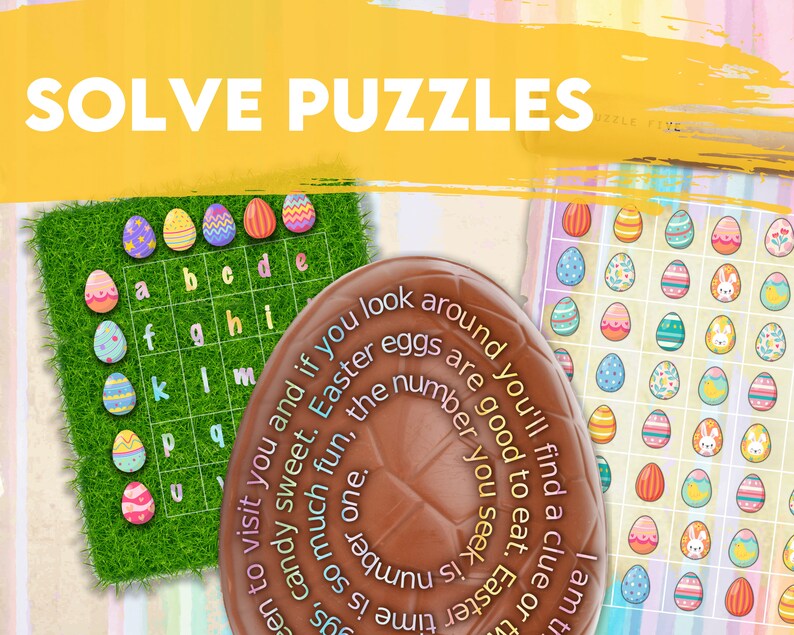 Escape Room Game for Kids. Easter Escape Game, Fun Printable Activity ...