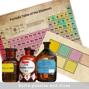 Escape Room Game. Escape Room Kit. Laboratory Themed DIY - Etsy