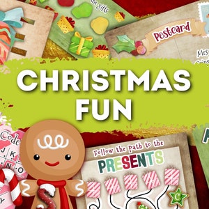 Christmas Escape Room Game. Kids Puzzle Game Includes Secret Codes ...