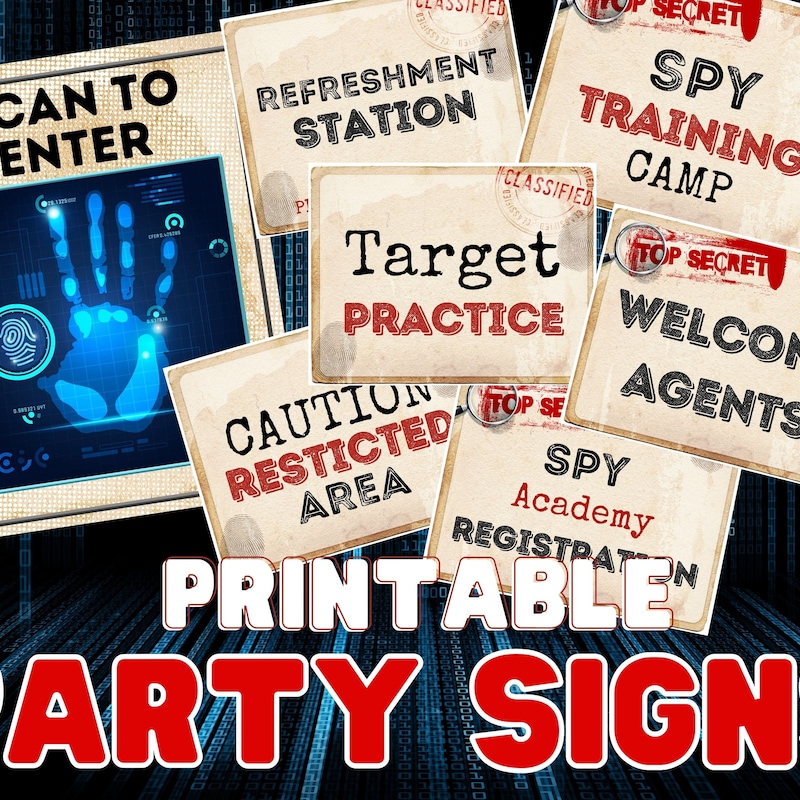 Spy Party - Etsy