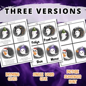 Halloween Scavenger Hunt. Ghost Hunt Kids Party Activity. Search and ...