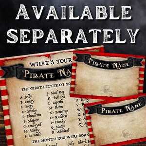 Pirate Decor, Pirate Party Banner. Printable Pirate Banner to Print at ...