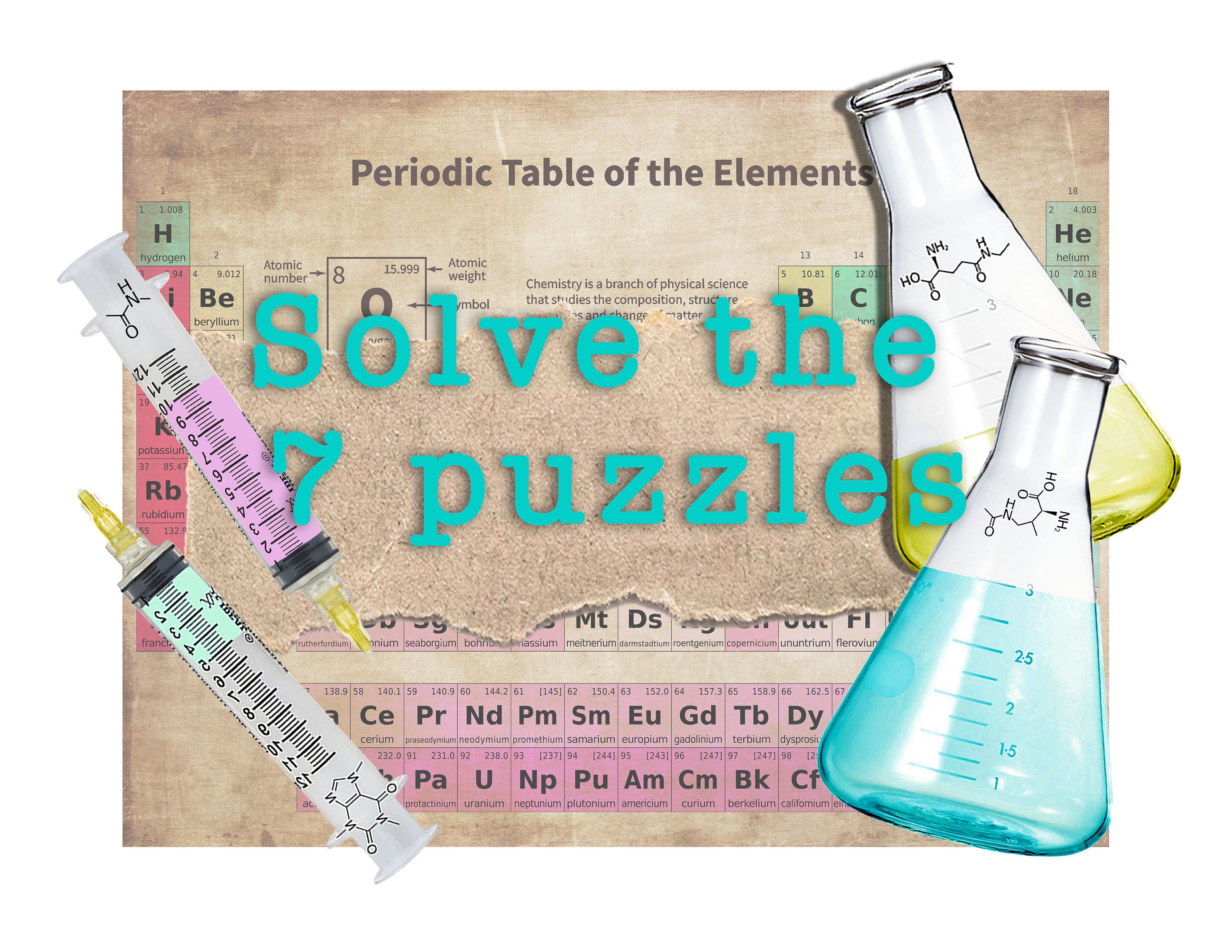 Escape Room Game. Escape Room Kit. Laboratory Themed DIY - Etsy