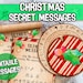 Secret Christmas Message. Cipher Wheel With Editable Message . Make ...