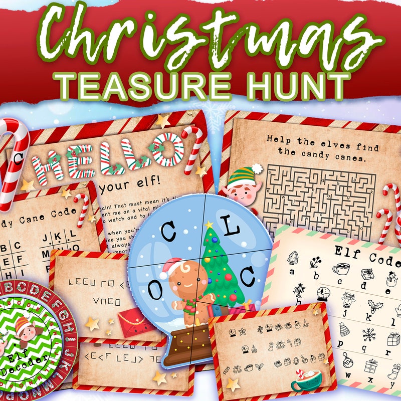 Scavenger Hunt Christmas - Etsy