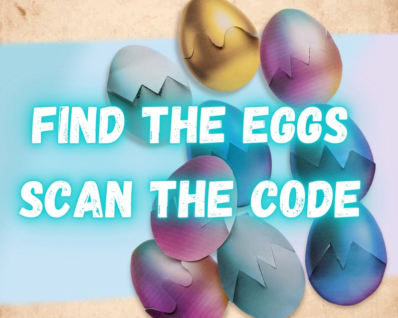 Easter Egg Hunt. Easter Scavenger Hunt QR Clues for a Fun Easter ...