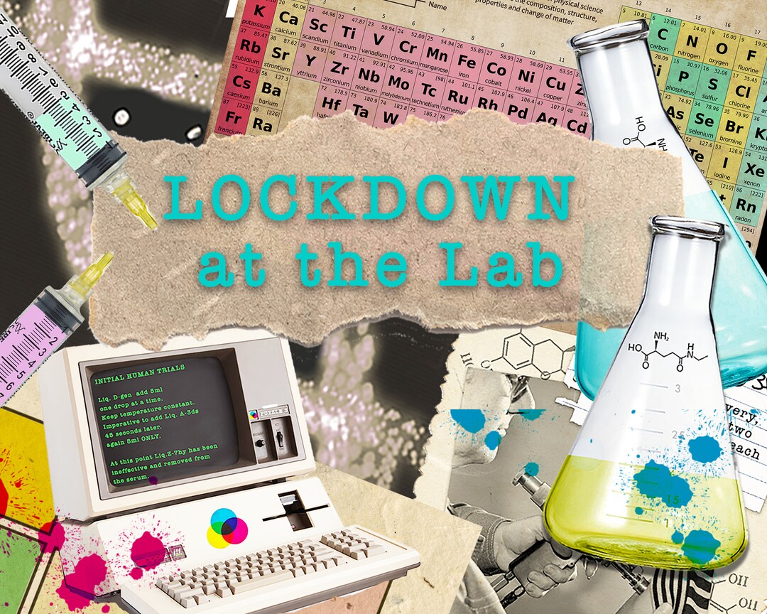 Escape Room Game. Escape Room Kit. Laboratory Themed DIY - Etsy