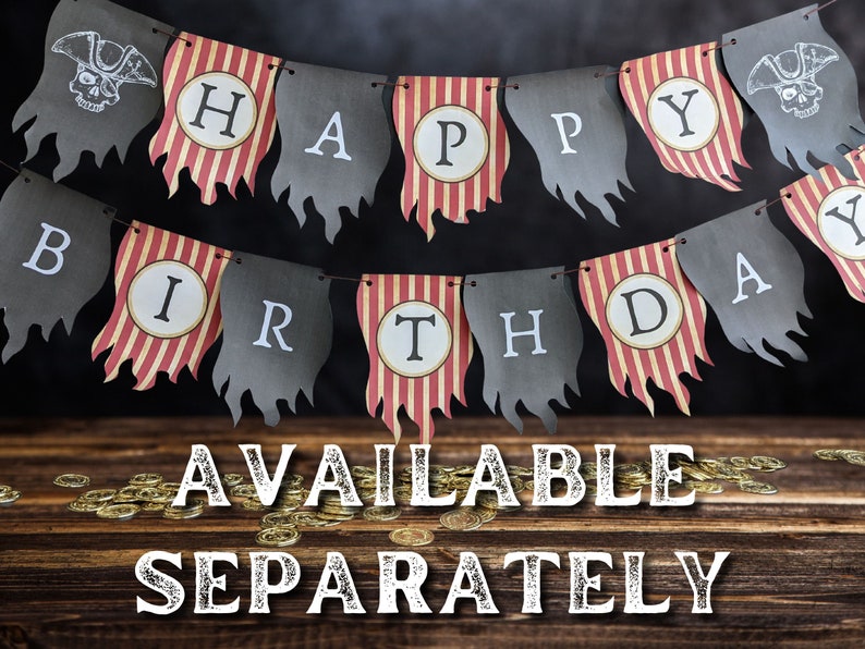 Printable Pirate Party Signs: DIY Decor (digital Download) - Etsy