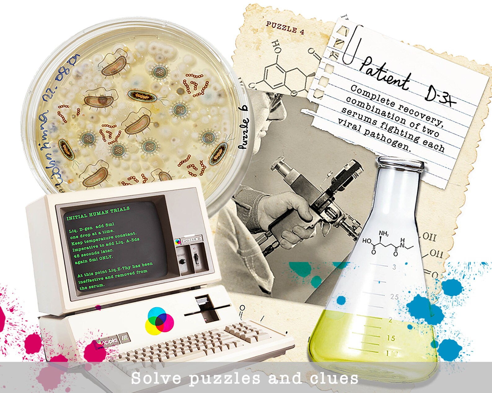 Escape Room Game. Escape Room Kit. Laboratory Themed DIY - Etsy