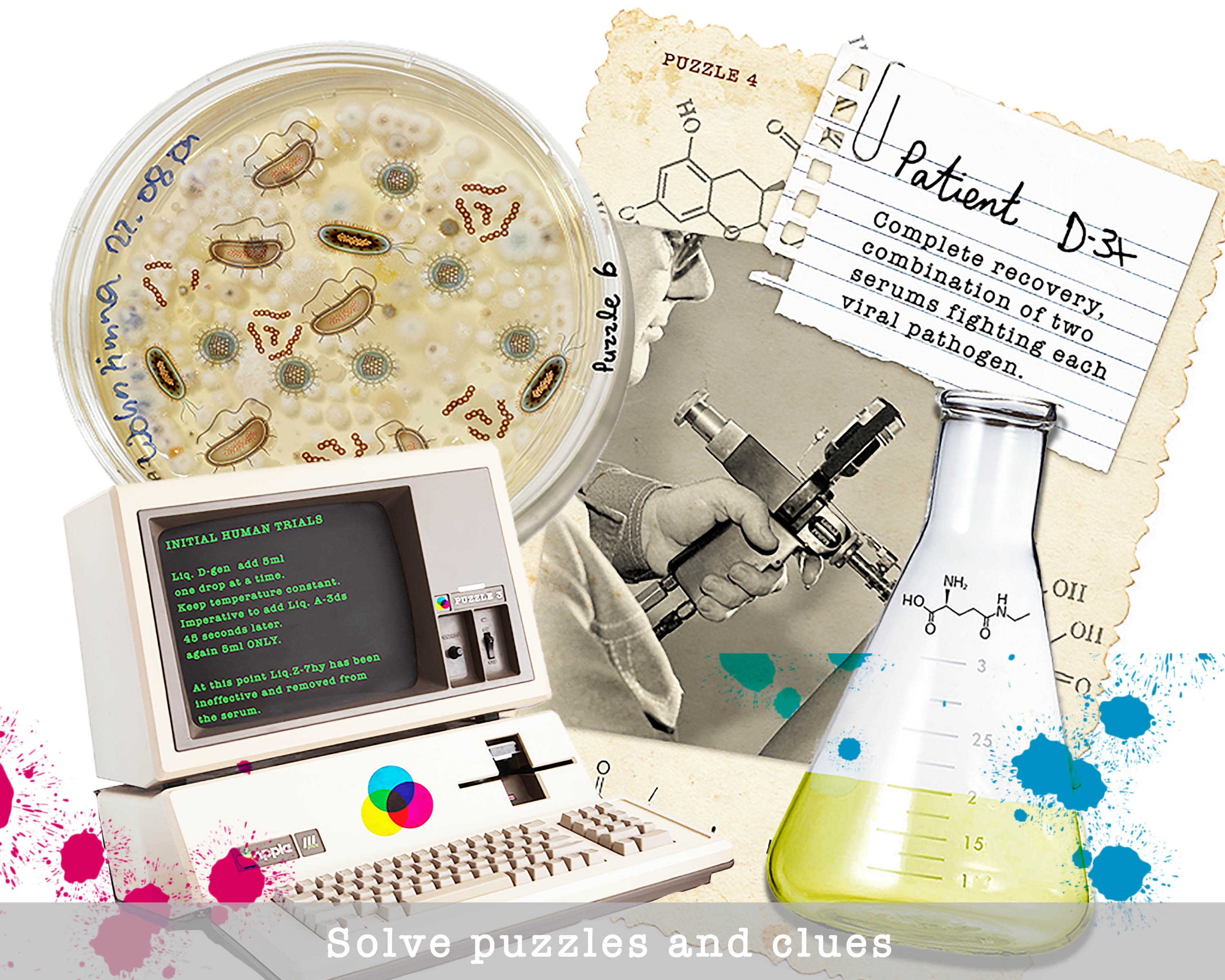 Escape Room Game. Escape Room Kit. Laboratory Themed DIY - Etsy