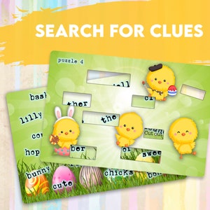 Escape Room Game for Kids. Easter Escape Game, Fun Printable Activity ...