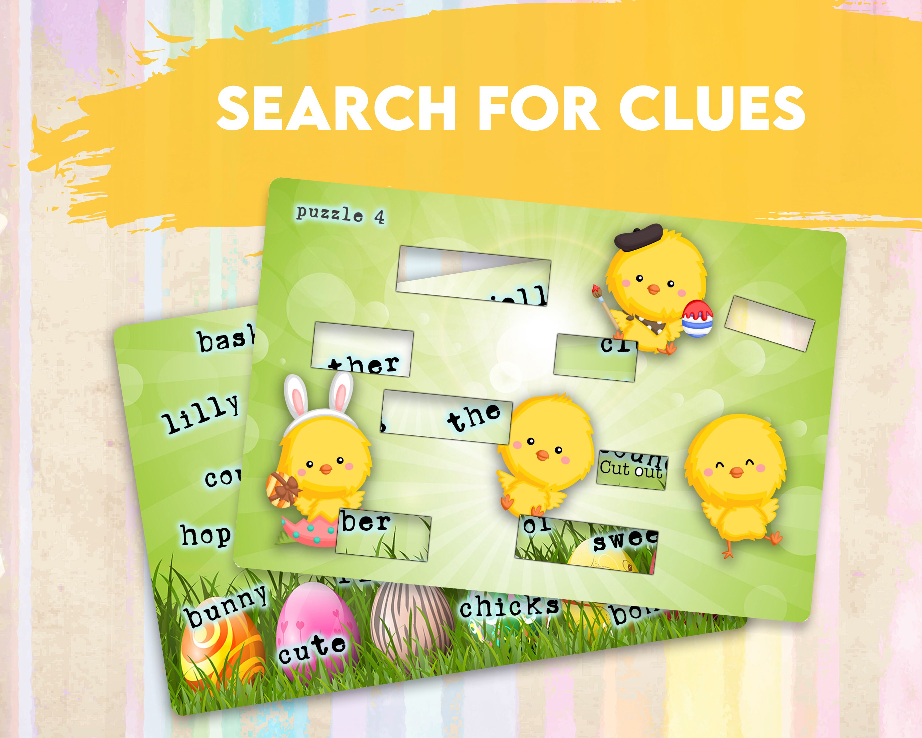 Escape Room Game for Kids. Easter Escape Game, Fun Printable Activity ...