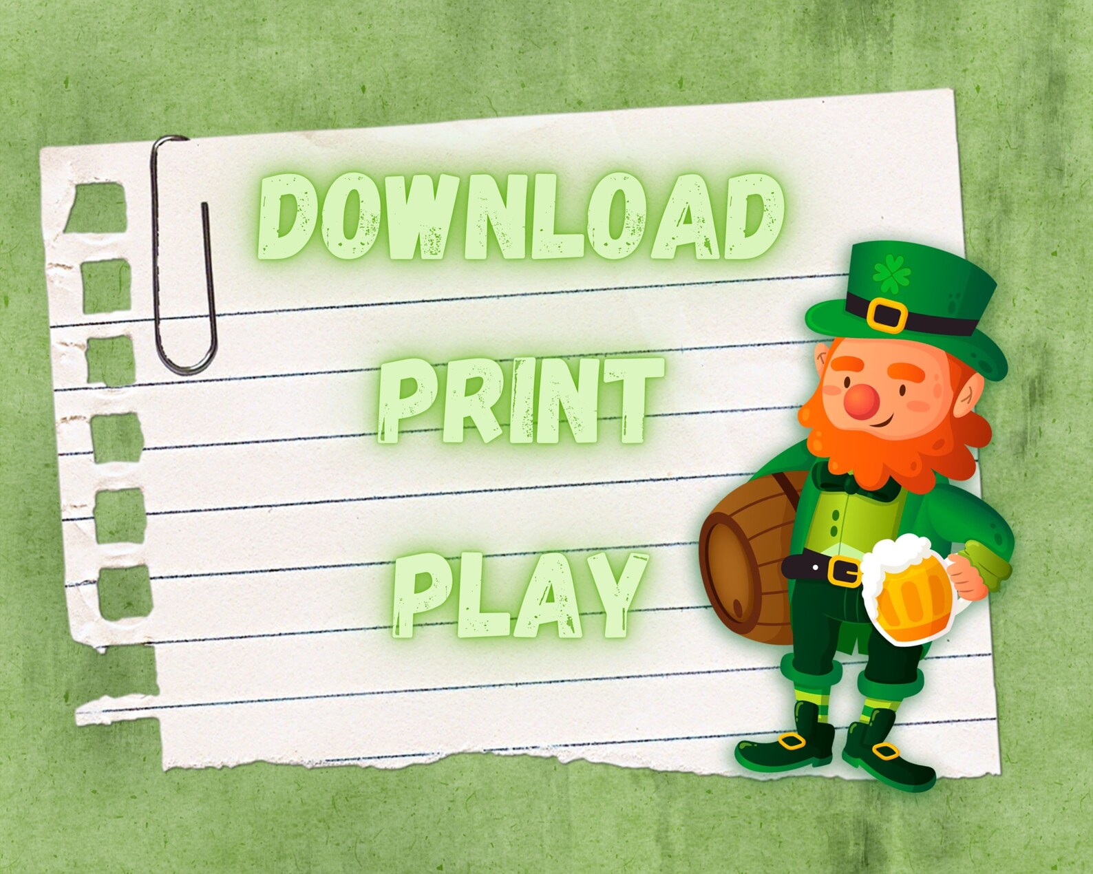 Leprechaun Treasure Hunt. St Patricks Day Scavenger Hunt Clues - Etsy UK