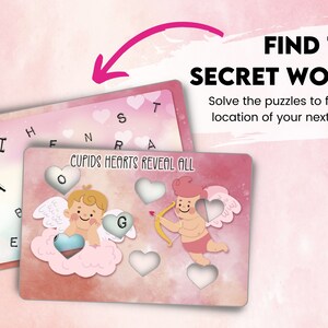 Kids Valentine's Day Escape Room. Printable Escape Room Kit. Cute ...