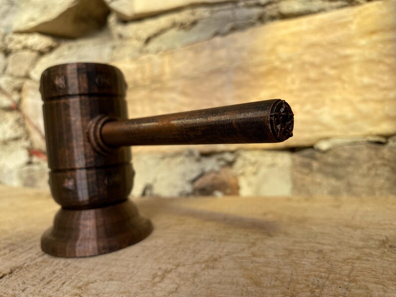 Satanic Judge Gavel – 3D Printed Devil Hammer for MUN, Desk Decor ...