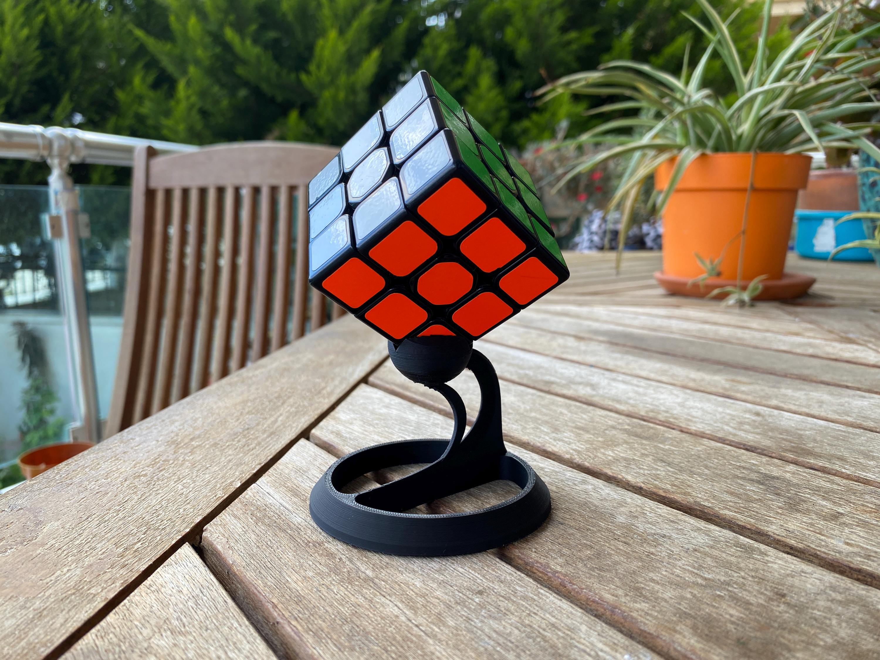 Rubik's Cube Stand – 3D Printed PLA Display Holder for Puzzle Cubes ...