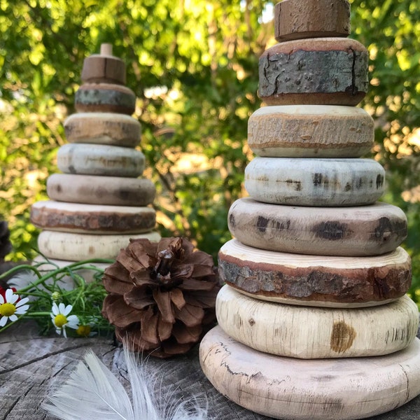 Wooden Ring Stacker - Etsy