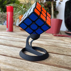 Rubik's Cube Stand – 3D Printed PLA Display Holder for Puzzle Cubes ...