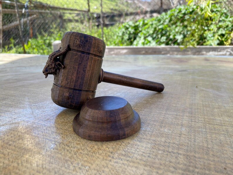 Satanic Judge Gavel – 3D Printed Devil Hammer for MUN, Desk Decor ...