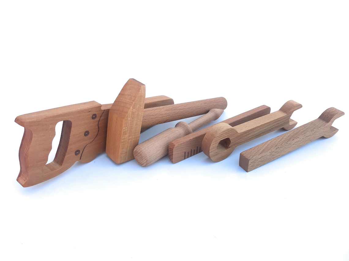 Wooden tool set Children's tools Toddler tool kit wood | Etsy