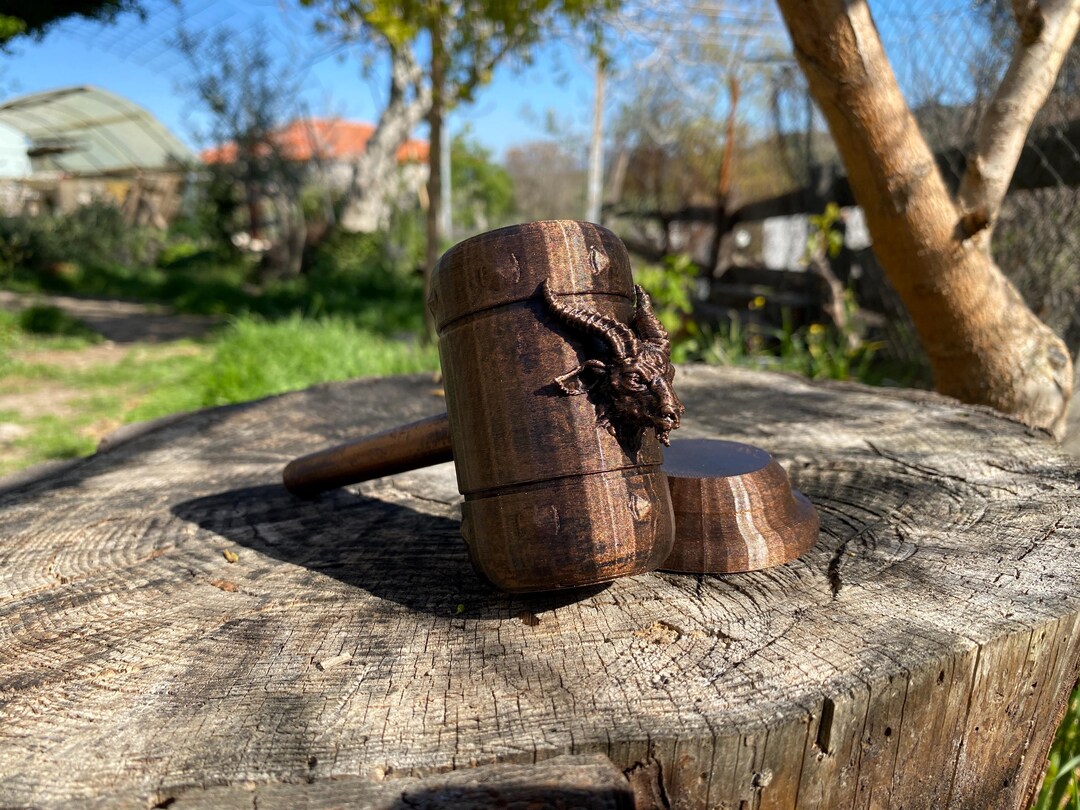 Satanic Judge Gavel – 3D Printed Devil Hammer for MUN, Desk Decor ...