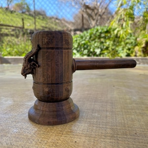 Satanic Judge Gavel – 3D Printed Devil Hammer for MUN, Desk Decor ...
