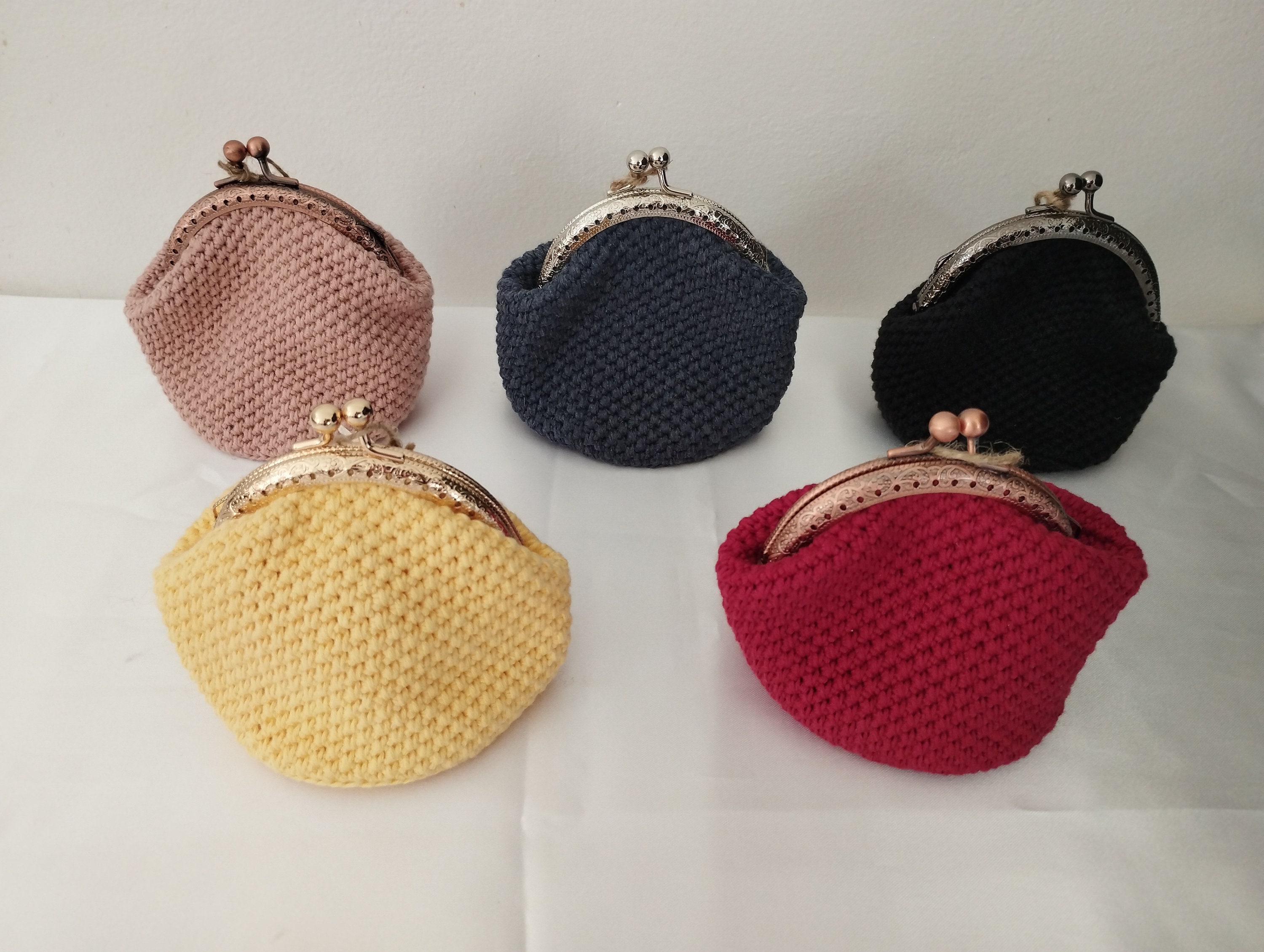 Woman Wallet With Metal Clasp - Etsy