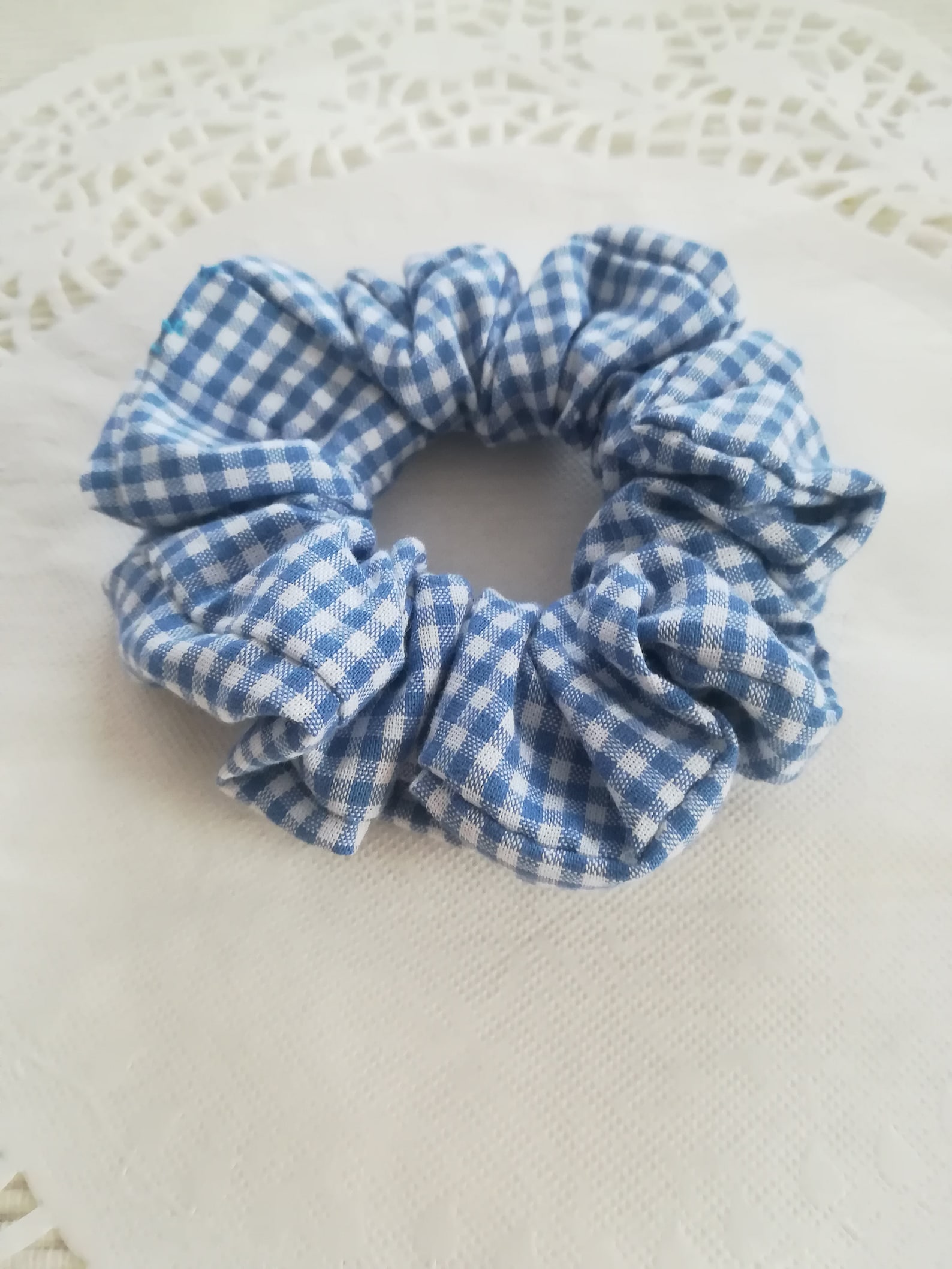 Chouchou élastique en tissu vichy pour cheveux | Etsy France