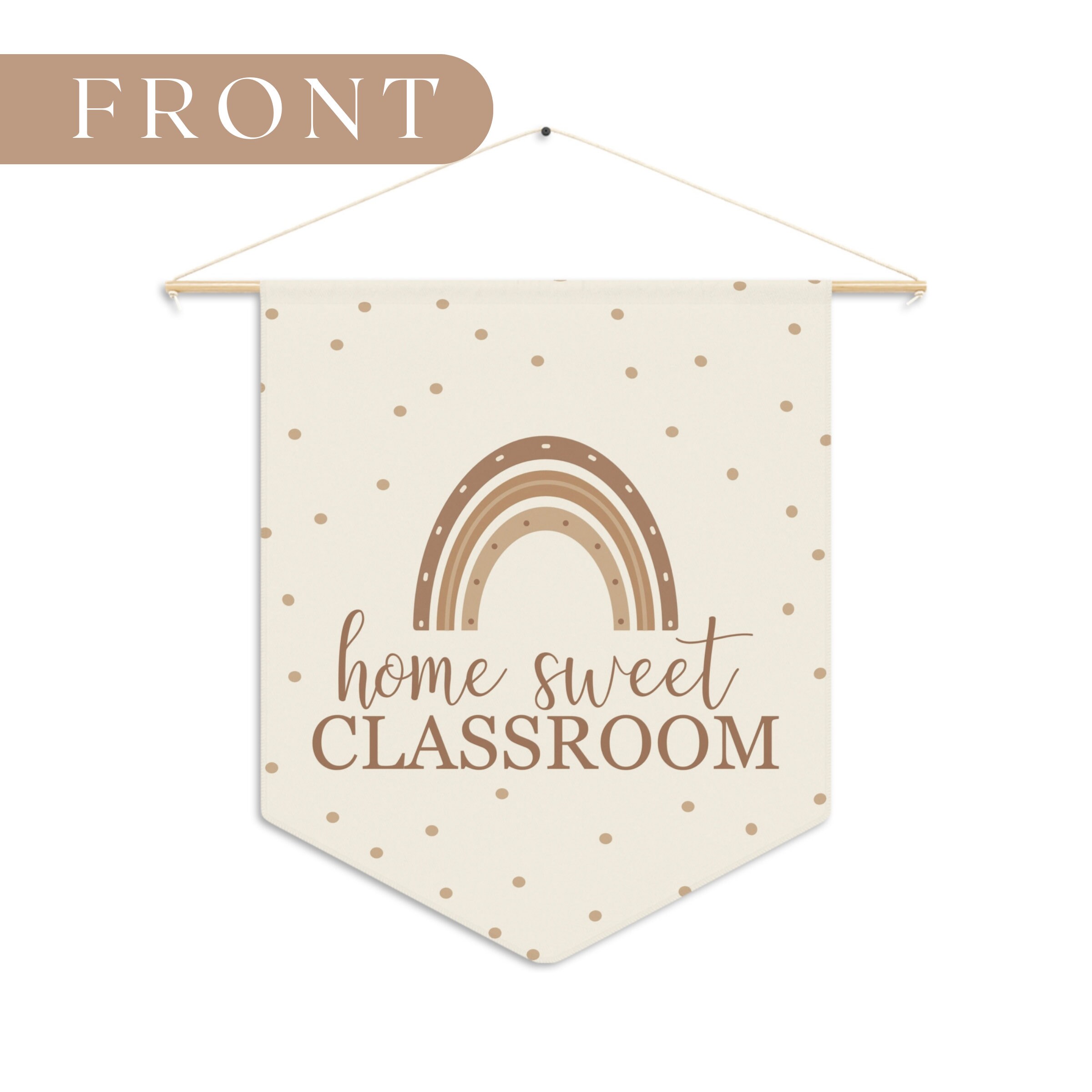 Home Sweet Classroom Pennant School Wall Decor Classroom Pennant Flag ...