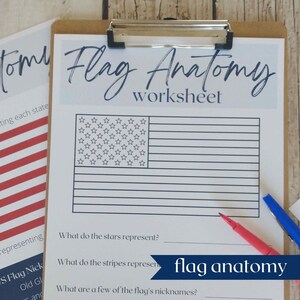 American Flag Unit Study US Flag Activity 4th of July Unit Study ...