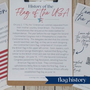 American Flag Unit Study US Flag Activity 4th of July Unit Study ...