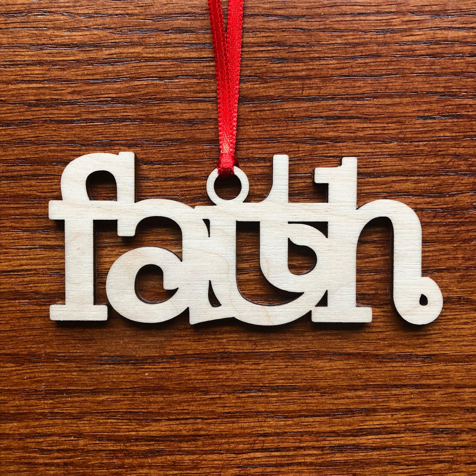 Joy Faith Hope Peace Love Christmas Ornament Wood Ornament - Etsy