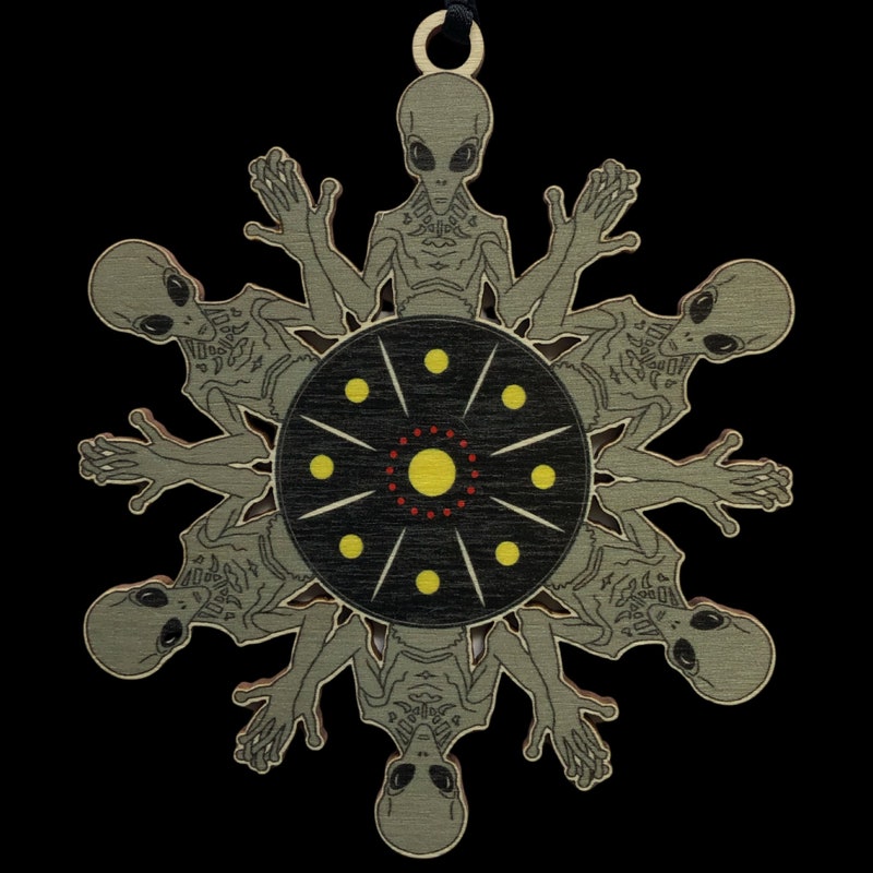 Alien Christmas Ornament - Etsy
