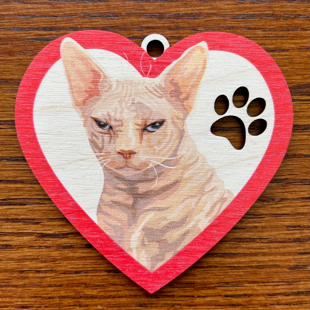 Sphynx Cat Ornament - Christmas Ornament - Different Colours - Etsy