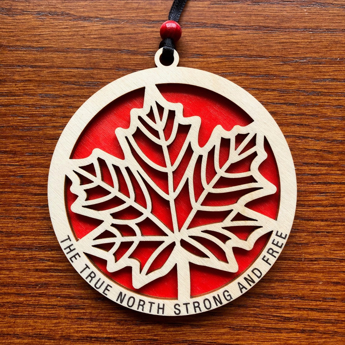 Canada Ornament the True North Strong and Free Christmas - Etsy