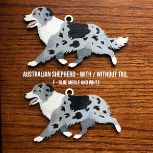 Aussie Ornament Running Australian Shepherd Dog Ornament - Etsy Canada