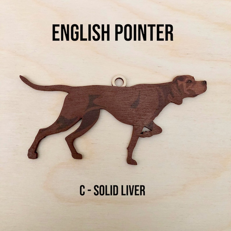 English Pointer - Dog Ornament - Etsy