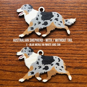 Aussie Ornament Running Australian Shepherd Dog Ornament - Etsy Canada