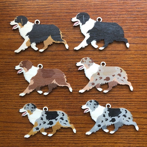 Australian Shepherd Aussie Dog Embroidered Patches Hats & - Etsy