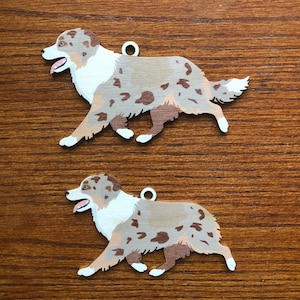 Aussie Ornament Running Australian Shepherd Dog Ornament - Etsy Canada